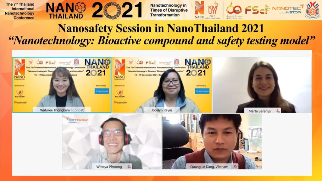 NANOTEC, NSTDA organized a Nanosafety session on the topic ...