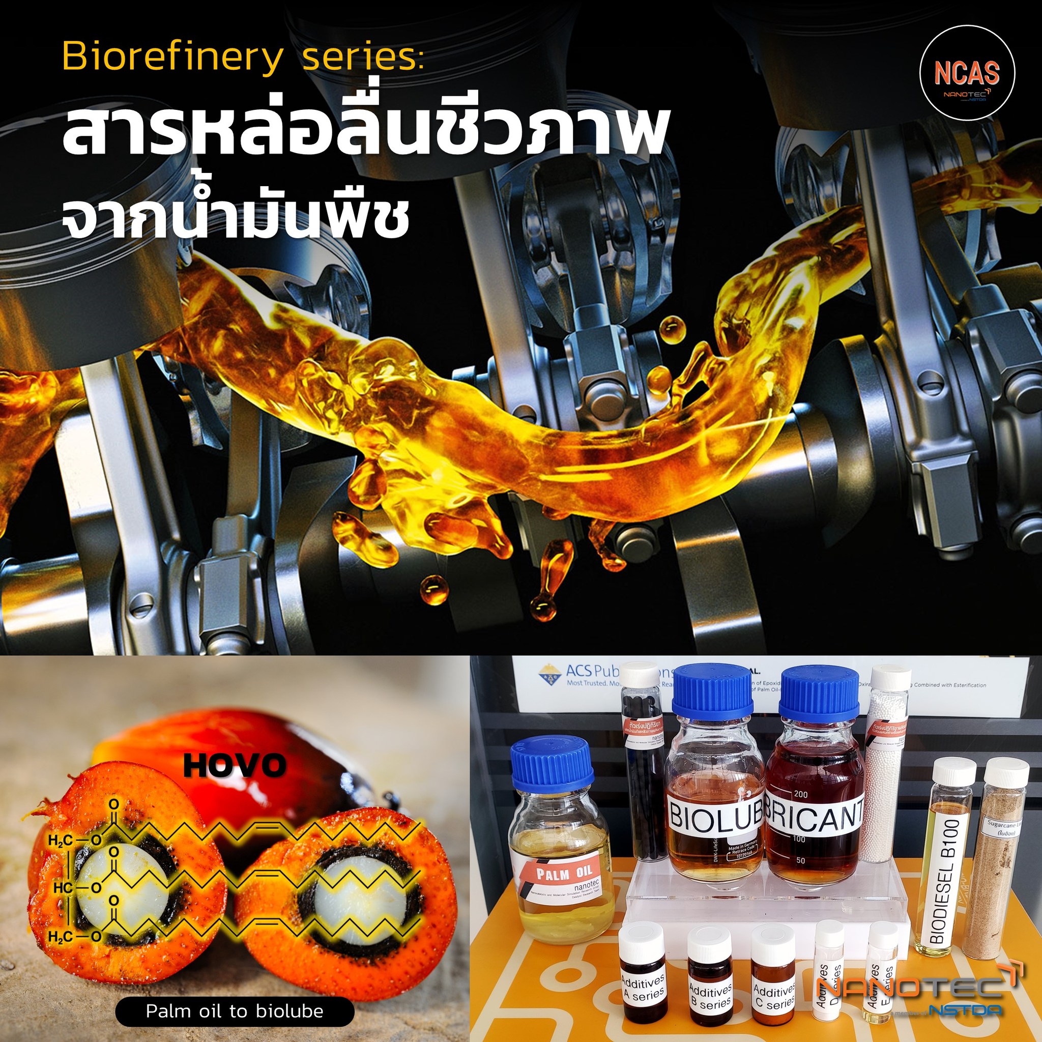Biorefinery series: สารหล่อลื่นชีวภาพจากน้ำมันพืช - Nanocatalysis and ...